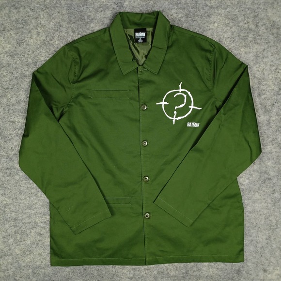 Bioworld | Jackets & Coats | Batman Riddler Jacket Men Xl Bioworld Dc ...